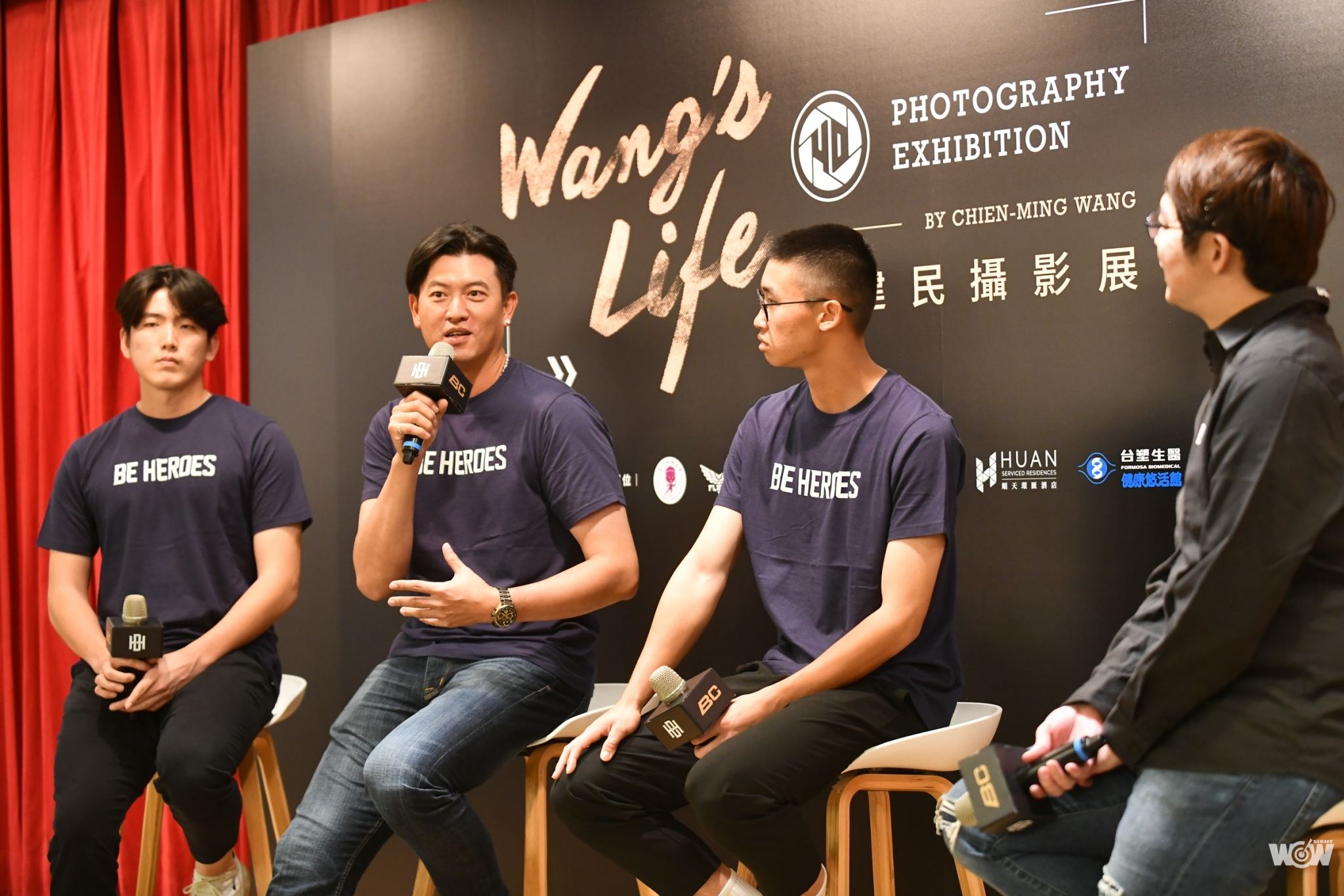 王建民與後輩對談。（BE HEROES提供） – WOWSight