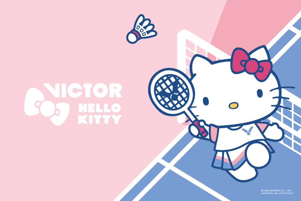 《羽球》VICTOR X HELLO KITTY聯名系列 耶誕季可愛運動風溫馨上市 – WOWSight